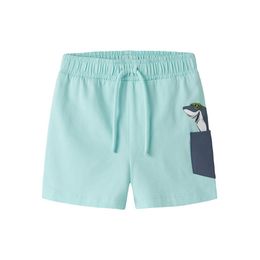 name it Sweatshorts "Fikz" in Hellblau - 43% | Gr&ouml;&szlig;e 104 | Kinderhosen