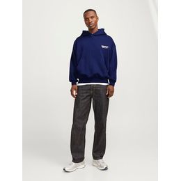 Jack & Jones Jack & Jones Hoodie in Dunkelblau - 62% | Gr&ouml;&szlig;e L | Herren-sweatshirts-jacken