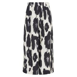 MOSS COPENHAGEN Marlenehose "Karalie" in Creme/ Schwarz - 49% | Gr&ouml;&szlig;e L | Damenhosen