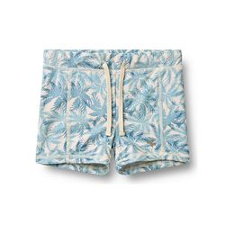 Wheat Badeshorts "Ulrik" in Beige/ Hellblau - 48% | Gr&ouml;&szlig;e 110 | Kinder-bademode