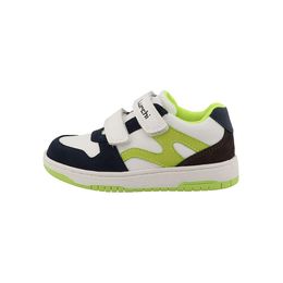 Lurchi Leder-Sneakers "Gerd" in Wei&szlig;/ Dunkelblau/ Gr&uuml;n - 77% | Gr&ouml;&szlig;e 28 | Kindersneakers