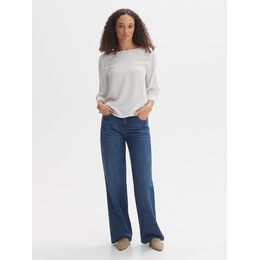 Opus Bluse "Fuketa" in Wei&szlig; - 61% | Gr&ouml;&szlig;e 44 | Damen-tops