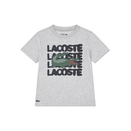 Lacoste Kids Shirt in Grau - 45% | Gr&ouml;&szlig;e 122 | Kinder-oberteile