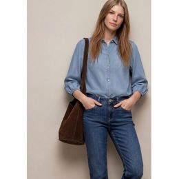 Street One Bluse in Hellblau - 46% | Gr&ouml;&szlig;e 38 | Damen-blusen