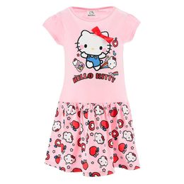 Hello Kitty Kleid "Hello Kitty" in Rosa/ Bunt - 60% | Gr&ouml;&szlig;e 98 | Kinderkleider