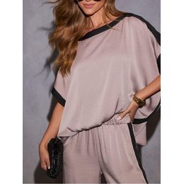 Milan Kiss Bluse in Rosa/ Schwarz - 61% | Gr&ouml;&szlig;e XL | Damen-blusen