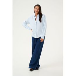 Kaffe Hemd in Hellblau - 62% | Gr&ouml;&szlig;e 34 | Damen-blusen