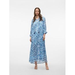 V&eacute;ro Moda Vero Moda Kleid in Hellblau/ Wei&szlig; - 74% | Gr&ouml;&szlig;e XL | Damen-kleider