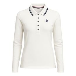 U.S. Polo Assn. Poloshirt in Wei&szlig; - 43% | Gr&ouml;&szlig;e M | Damen-tops