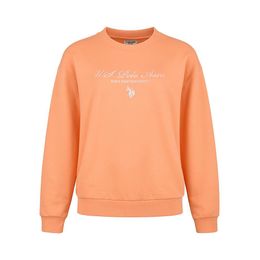 U.S. Polo Assn. Sweatshirt in Lachs - 51% | Gr&ouml;&szlig;e XXL | Damen-sweatshirts-jacken
