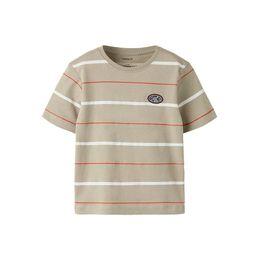 name it Shirt "Fritz" in Beige/ Wei&szlig; - 53% | Gr&ouml;&szlig;e 92 | Kinder-oberteile