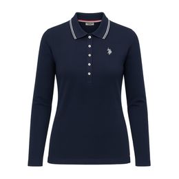 U.S. Polo Assn. Poloshirt in Dunkelblau - 41% | Gr&ouml;&szlig;e M | Damen-tops