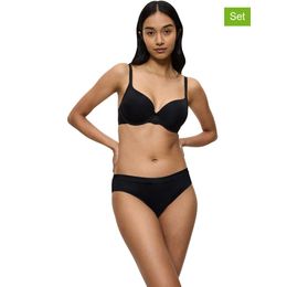 Triumph 2er-Set: Slips "Sense of Modal" in Schwarz - 58% | Gr&ouml;&szlig;e XL | Damen-unterteile