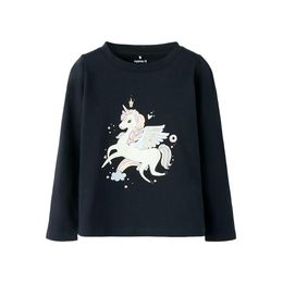 name it Longsleeve "Tillie" in Dunkelblau - 47% | Gr&ouml;&szlig;e 104 | Kinder-longsleeves