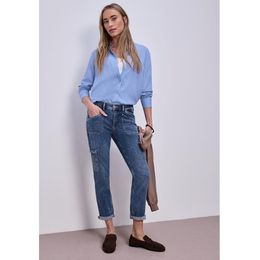 Street One Jeans - Slim fit - in Blau - 51% | Gr&ouml;&szlig;e W34/L28 | Damenjeans