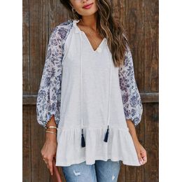 LA Angels Bluse in Wei&szlig; - 66% | Gr&ouml;&szlig;e S | Damen-blusen