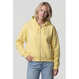 alife and kickin Sweatjacke "Liv" in Gelb - 64% | Gr&ouml;&szlig;e XS | Damen-sweatshirts-jacken