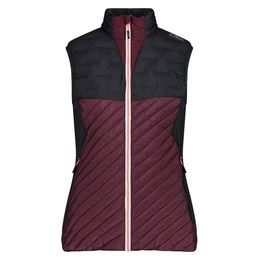 CMP Hybridweste in Bordeaux/ Schwarz - 60% | Gr&ouml;&szlig;e 44 | Damen-outdoorjacken