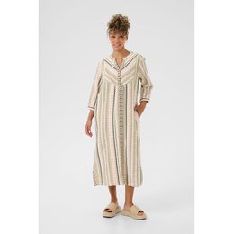 Cream Kleid in Khaki/ Creme - 68% | Gr&ouml;&szlig;e 36 | Damen-kleider