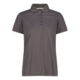 CMP Funktionspoloshirt in Anthrazit - 39% | Gr&ouml;&szlig;e 42 | Damen-tops