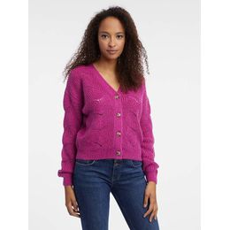 ORSAY Cardigan in Fuchsia - 57% | Gr&ouml;&szlig;e S | Damen-pullover-cardigans