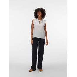 V&eacute;ro Moda Vero Moda Blusentop in Wei&szlig; - 51% | Gr&ouml;&szlig;e L | Damen-blusen