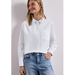 Street One Hemd in Wei&szlig; - 48% | Gr&ouml;&szlig;e 46 | Damen-blusen