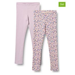 Wheat 2er-Set: Leggings "Jules" in Lila - 39% | Gr&ouml;&szlig;e 128 | Kinderhosen