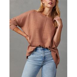 Milan Kiss Pullover in Hellbraun - 65% | Gr&ouml;&szlig;e L | Damen-pullover-cardigans
