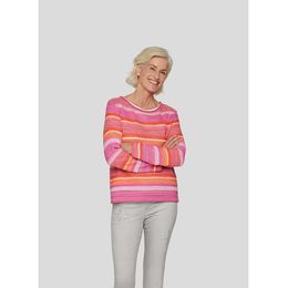 Rabe Pullover in Pink/ Orange - 68% | Gr&ouml;&szlig;e 48 | Damen-pullover-cardigans