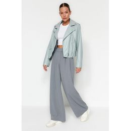 Trendyol Marlenehose in Grau - 62% | Gr&ouml;&szlig;e L | Damenhosen