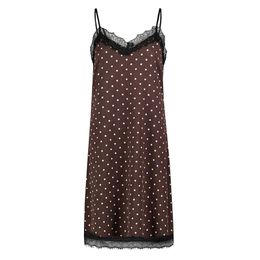 Sublevel Kleid in Braun/ Schwarz - 50% | Gr&ouml;&szlig;e S/M | Damen-kleider