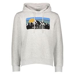 Jack & Jones Jack & Jones Hoodie in Hellgrau - 62% | Gr&ouml;&szlig;e L | Herren-sweatshirts-jacken