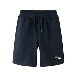 name it Sweatshorts "Hansa" in Schwarz - 45% | Gr&ouml;&szlig;e 128 | Kinderhosen