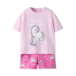 name it 2tlg. Outfit "Eniaz" in Rosa - 50% | Gr&ouml;&szlig;e 98 | Kinder-oberteile