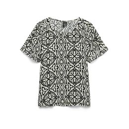V&eacute;ro Moda Vero Moda Bluse in Beige/ Schwarz - 44% | Gr&ouml;&szlig;e S | Damen-blusen