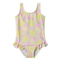 name it Badeanzug "Ilua" in Rosa/ Gelb - 34% | Gr&ouml;&szlig;e 86/92 | Kinder-bademode