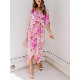 LA Angels Kleid in Creme/ Pink - 74% | Gr&ouml;&szlig;e M | Damen-kleider