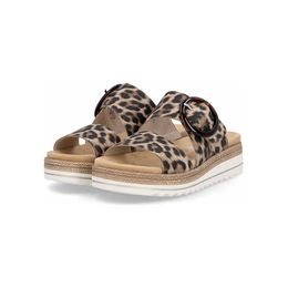 Remonte Pantoletten in Beige/ Braun - 25% | Gr&ouml;&szlig;e 41 | Damen-pantoletten