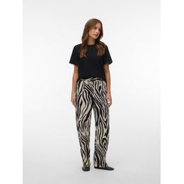 V&eacute;ro Moda Vero Moda Hose in Beige/ Schwarz - 55% | Gr&ouml;&szlig;e XL | Damenhosen