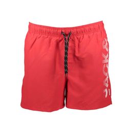 Jack & Jones Jack & Jones Badeshorts "Haruba" in Rot - 40% | Gr&ouml;&szlig;e M | Herren-bademode-sport