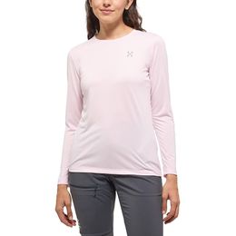 Hagl&ouml;fs Hagl&ouml;fs Funktionslongsleeve in Rosa - 49% | Gr&ouml;&szlig;e M | Damen-outdoor-tops-shirts