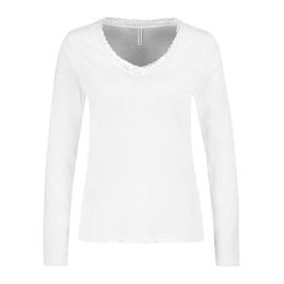 Eight2Nine Longsleeve in Wei&szlig; - 62% | Gr&ouml;&szlig;e XS | Damen-tops