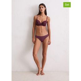 Marc O'Polo Marc O ́Polo 2er-Set: Strings in Bordeaux - 49% | Gr&ouml;&szlig;e M | Damen-unterteile
