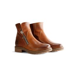 TRAVELIN' Leder-Boots "Vartae" in Cognac - 66% | Gr&ouml;&szlig;e 38 | Damen-stiefel