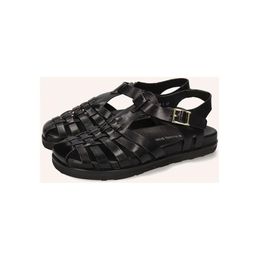 Melvin & Hamilton MELVIN & HAMILTON Leder-Halbsandalen "Siri" in Schwarz - 53% | Gr&ouml;&szlig;e 41 | Damen-sandalen
