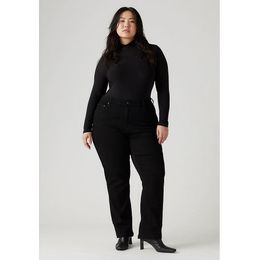 Levi's Levi's Jeans "724 Plus" - Regular fit - in Schwarz - 68% | Gr&ouml;&szlig;e 44/M | Damenjeans