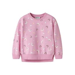 name it Sweatshirt "Bissine" in Pink - 45% | Gr&ouml;&szlig;e 104 | Kinder-sweatshirts-jacken