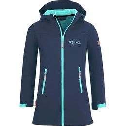 Trollkids Softshellmantel "Lillesand" in Dunkelblau - 63% | Gr&ouml;&szlig;e 104 | Kinder-outdoor-jacken