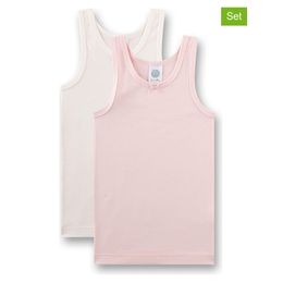 Sanetta 2er-Set: Hemdchen in Rosa/ Creme - 17% | Gr&ouml;&szlig;e 140 | Kinder-waesche